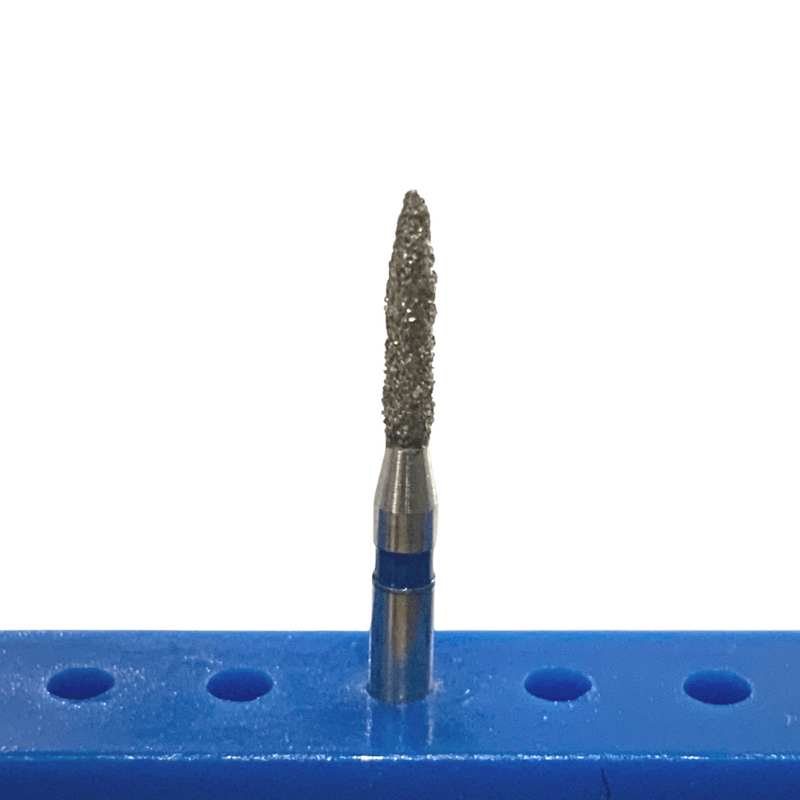 Fresa Diamante Troncocónica Punta Dos Aguas Grano Medio FO-41 Pza DT