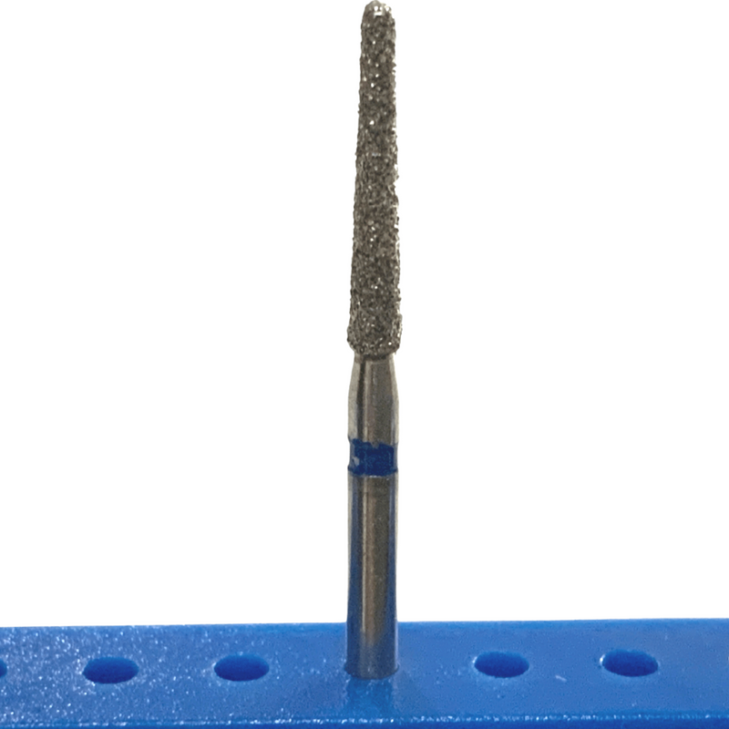 Fresa Diamante Tallo Largo Troncocónica Punta Redonda Grano Medio TR-X