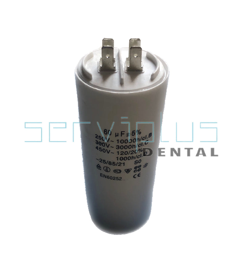 Capacitor 60 microfaradios 250v - 450v