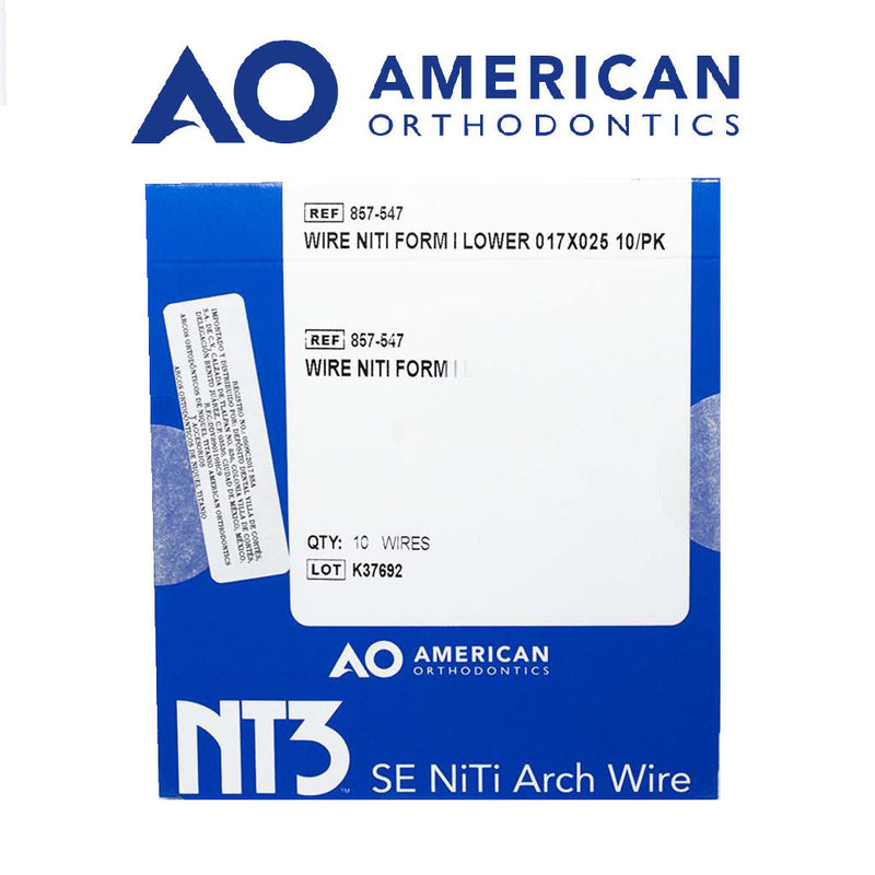Arco Niti Cuadrado - Rectangular American Orthodontics