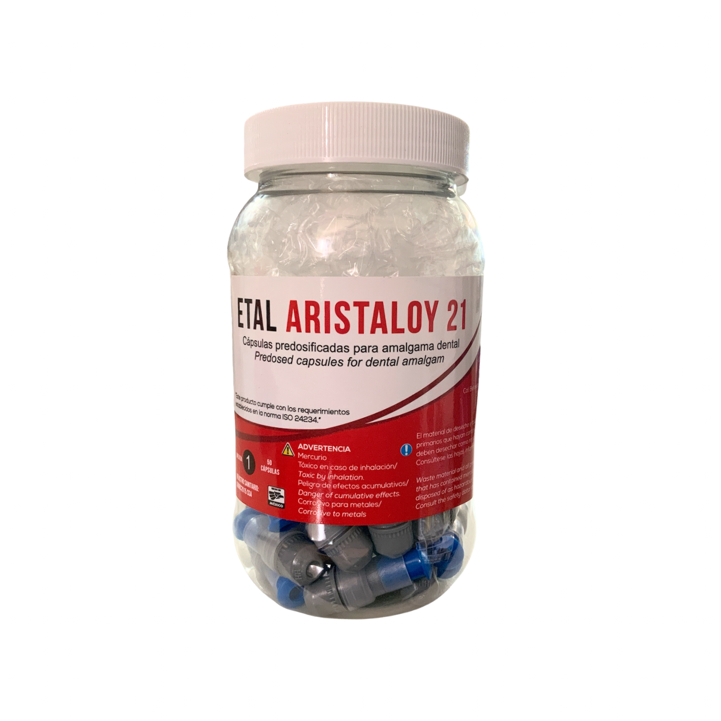 Aristalloy 21 Bote C/50 Capsula Amalgama